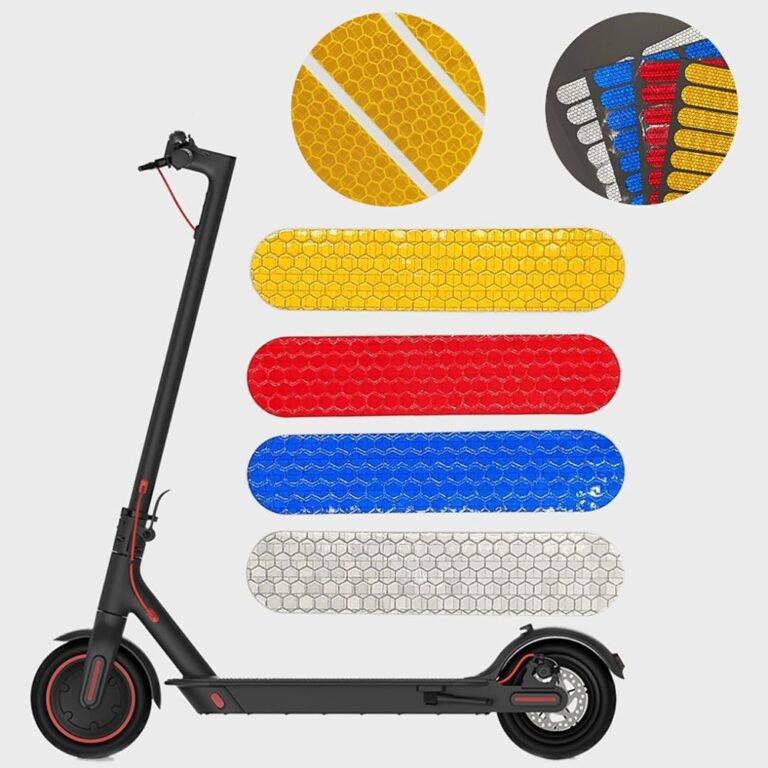 Waterproof, reflective stickers for electric scooters - noPedals.eu